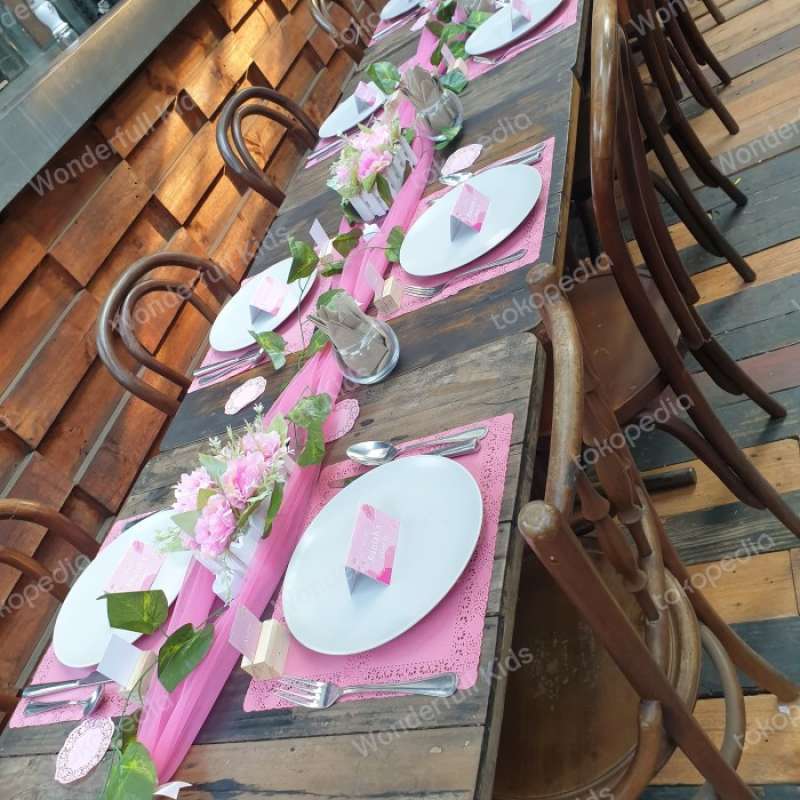 Jual Table Setting Decoration/dekor Meja Makan Ulang Tahun Di Seller ...