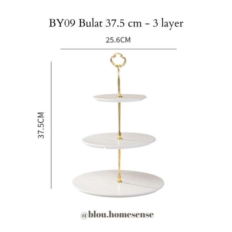 Jual Wadah Kue Tingkat Piring Kue Susun High Tea Afternoon Tea Di Seller Raindrop - Cengkareng ...