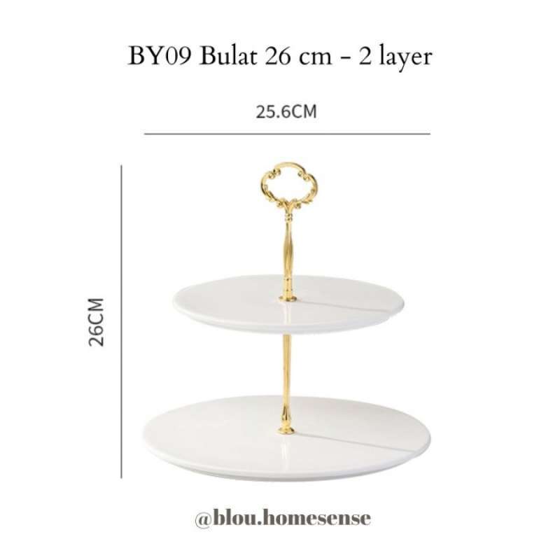 Jual Wadah Kue Tingkat Piring Kue Susun High Tea Afternoon Tea Di Seller Raindrop - Cengkareng ...