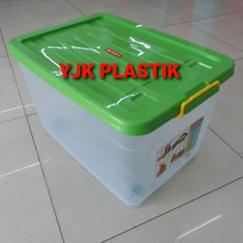 Promo Wagon Container 50 Liter Vc-15 Lion Star Box Transparan Bening ...