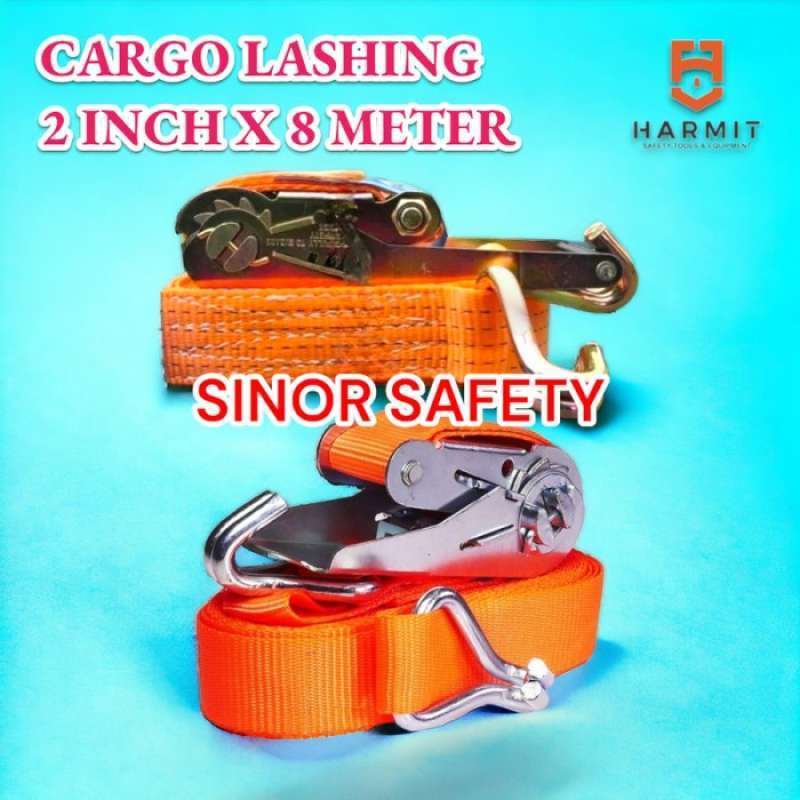 Jual Rachet Tie Down Cargo Lashing Belt 2 Inch X 10 Meter - 2' X 10 ...
