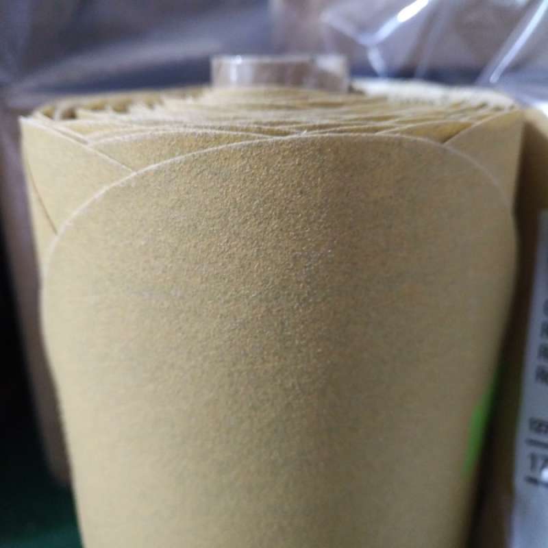 Jual Amplas Bulat 5 Inch 3m Stikit Gold Paper Disc Roll 216u Grit 80 ...