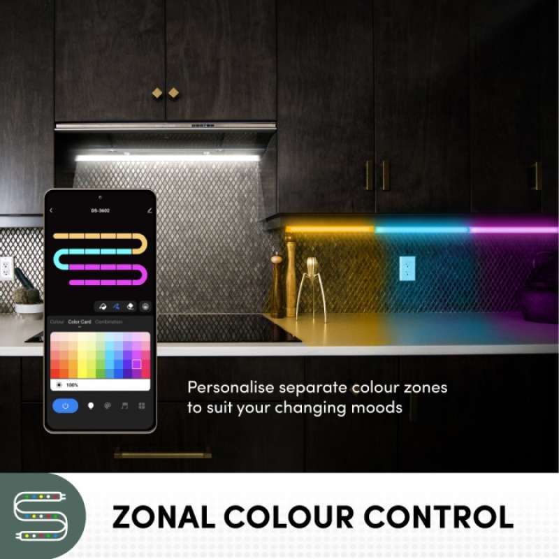 Jual Prolink Smart Led Light Strip Rgbic 2m + Adaptor | Lampu Iot Wifi ...