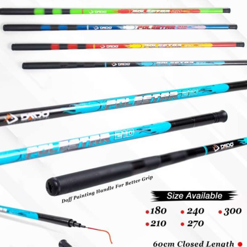Promo Joran Tegeg Pancing Daido Pole Star 180 210 240 270 300 - Biru ...