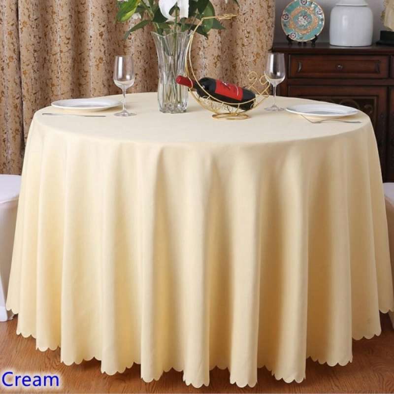 Promo Taplak Meja Bulat Atau Cover Meja Bulat D120 Diskon 33% Di Seller ...