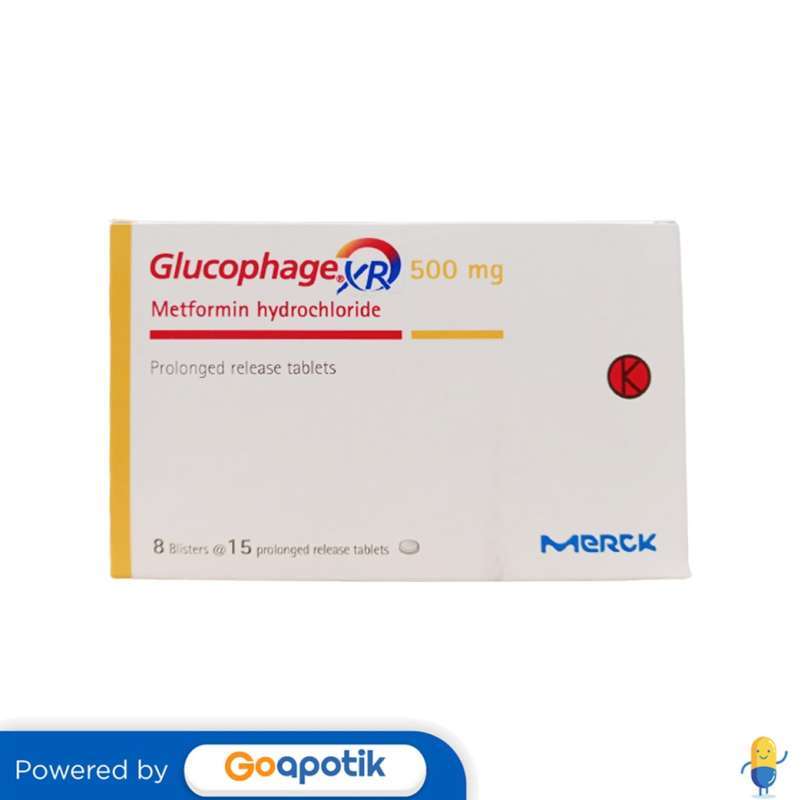 Jual Glucophage Xr 500 Mg Box 120 Tablet / Diabetes Di Seller Apotek ...