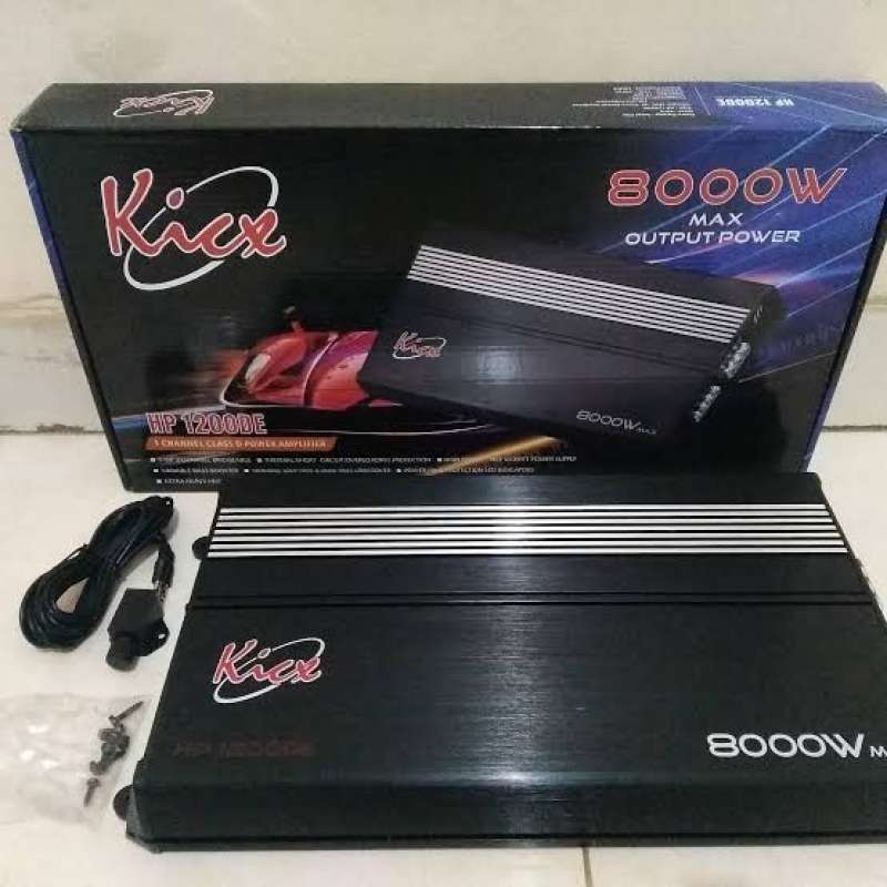 Jual Power Monoblock Kick Hp 1200 De Power Mobil Subwoofer 8000 Watt Di Seller Move-id ...