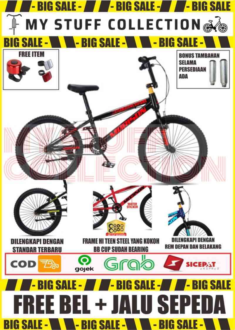 Promo Sepeda Bmx Ukuran 20 Inch Cocok Untuk Usia 7 Tahun Hingga Dewasa ...