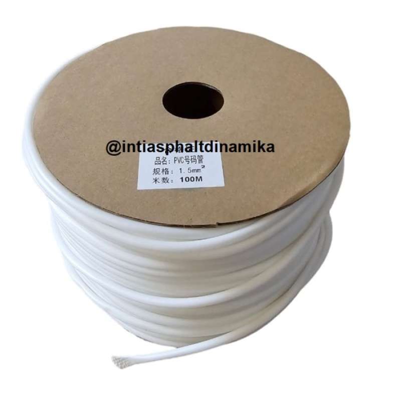 Jual Marker Tube Marking Tube Kabel 1.5 1,5 Mm Putih Dop 100meter Di ...