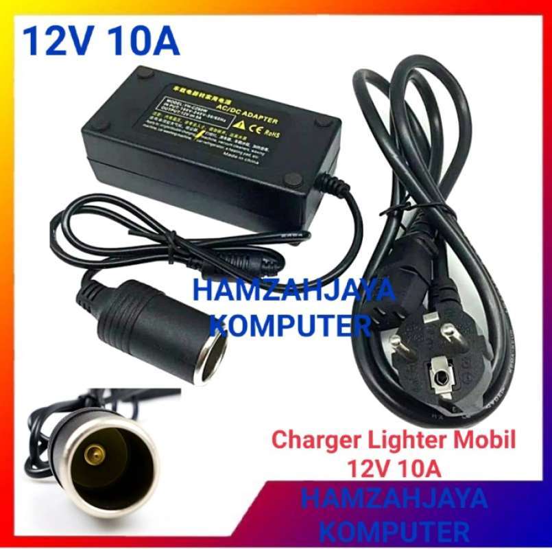 Jual Adapter Vacuum Mobil Power Supply Ac To Dc 12v 5a Adaptor Lighter ...