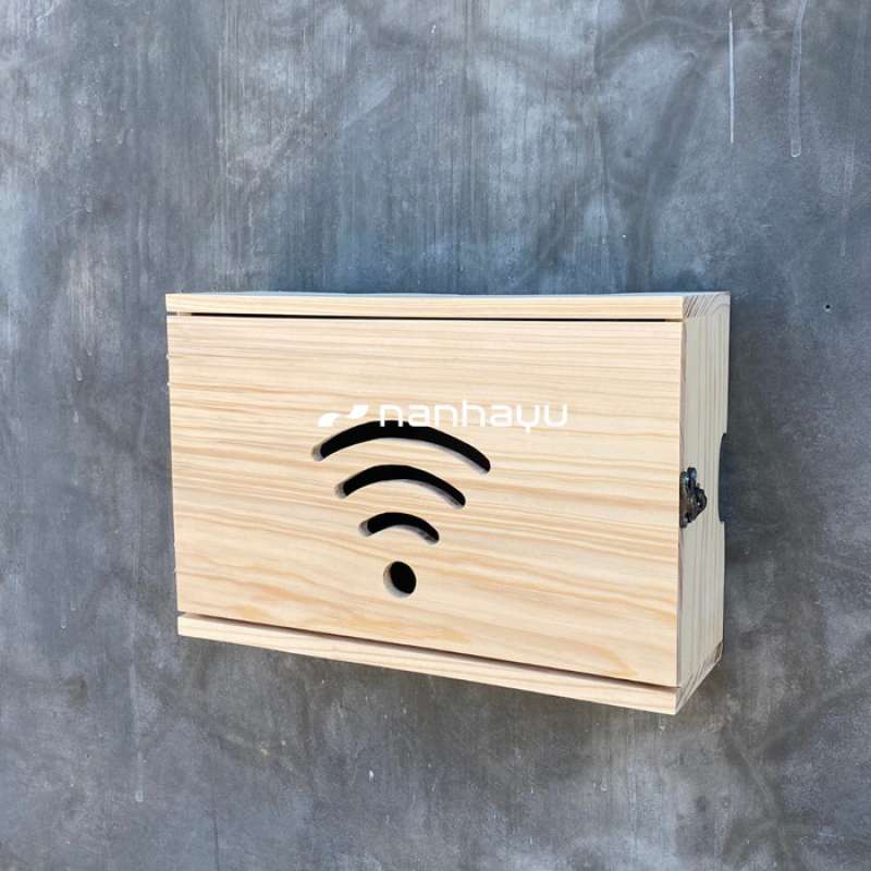 Jual Box Cover Set Top Box Dan Router Wifi Kayu Minimalis - Swifi ...