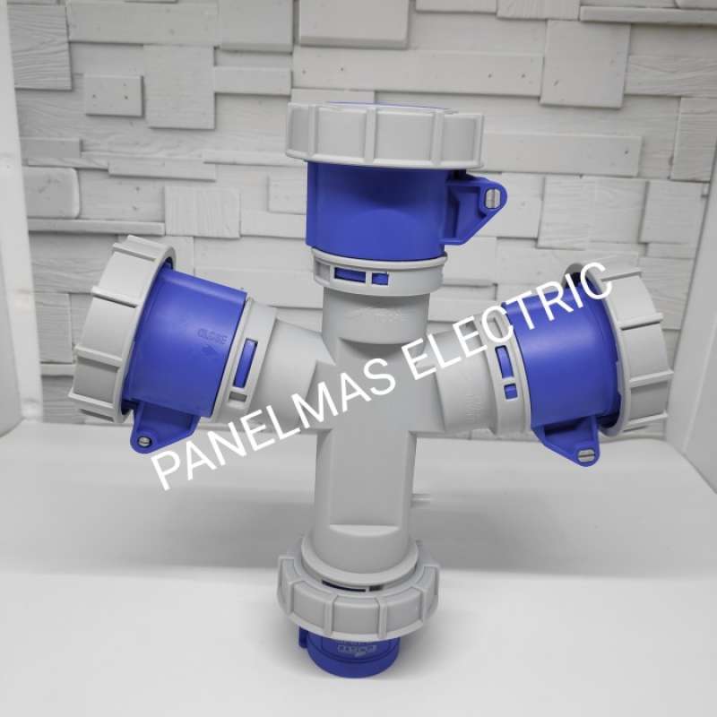 Jual Multiple Plug & Socket Cabang 3 Fort 3 Pin 16a Ft-10132 Ip67 Di ...