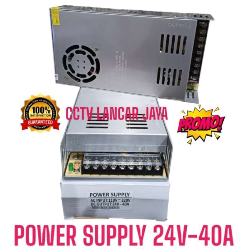 Jual Switching Power Supply Psu 24v 40a High Quality 24 Volt 40 Ampere ...