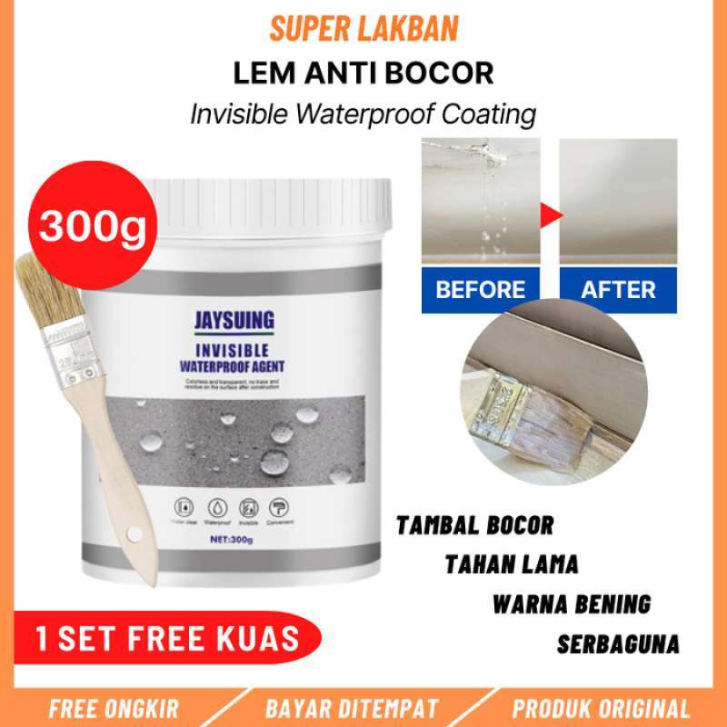 Jual Lem Transparan Anti Bocor Air Jaysuing Cat Invisible Waterproof ...