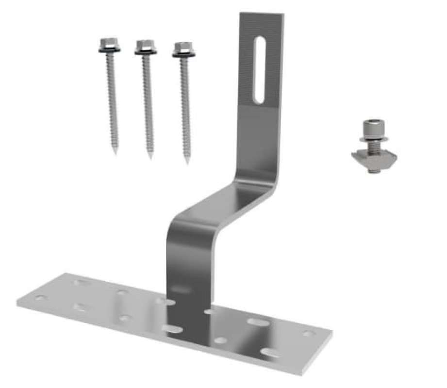 Jual Tile Roof Hook Mounting Bracket Panel Surya / Solar Cell Pv Module ...