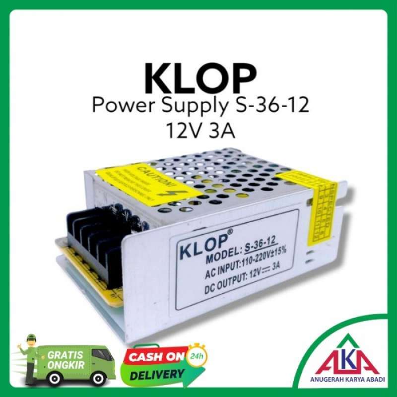 Jual Power Supply 12v 3a 5a Adaptor Jaring Besi Klop - Klop Jaring 3a ...