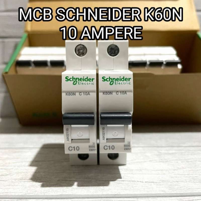 Jual Mcb Schneider Hitam K60n 1p 6a 10a 16a 20a 32a 40a 50a 63a 6ka 100%ori - 16a Di Seller ...