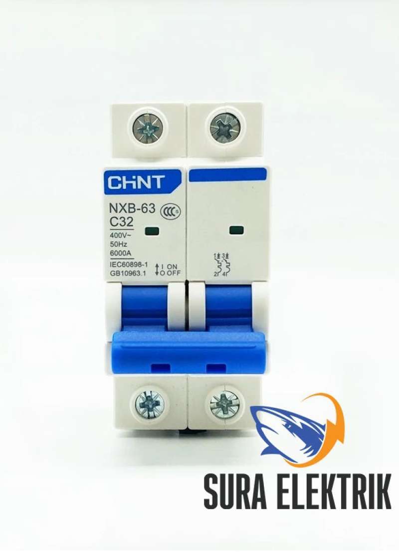 Jual Mcb Chint Nxb-63 2p 2a 4a 6a 10a 16a 20a 25a 32a 40a 50a 63a - 6a ...