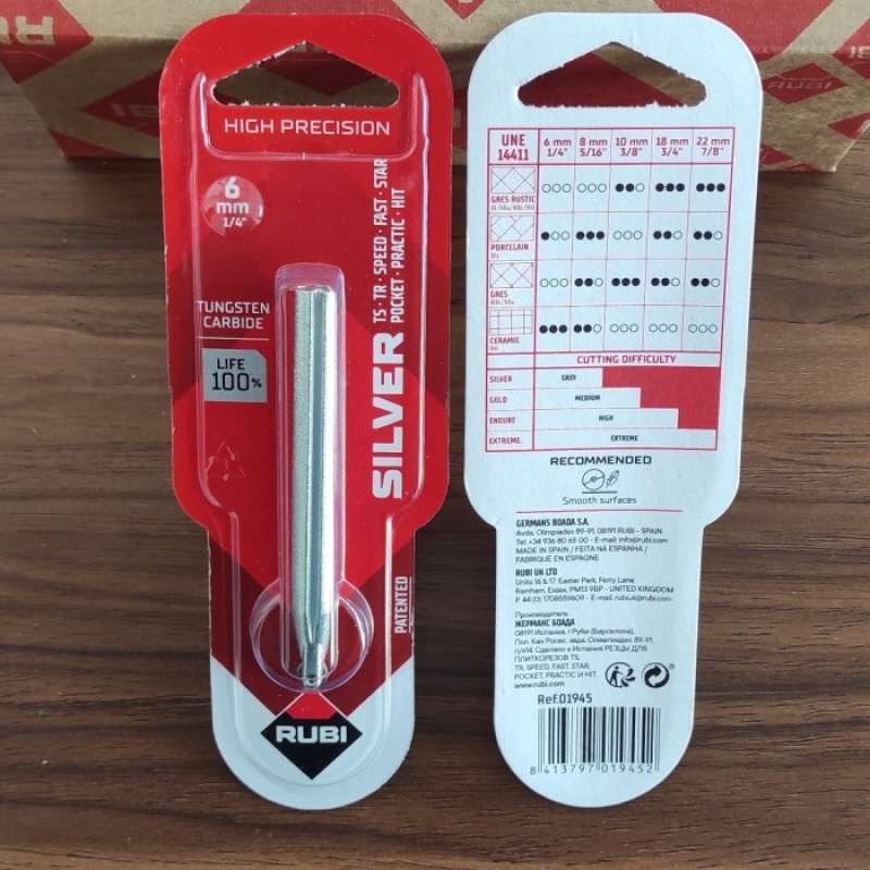 Jual Mata Alat Potong Keramik Rubi Ruby 6mm 6 Mm Asli Spain Scoring ...