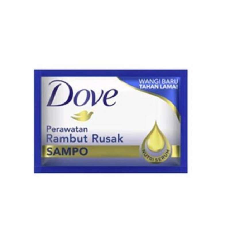 Jual Dove Shampoo Sachet 1 Renceng 12pcs (12 X 9 Ml) Shampoo Dove Sg Di ...