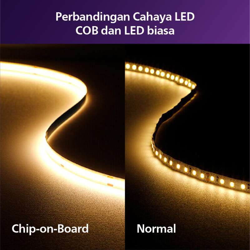 Jual Lampu Philips Led Strip Ls161 Cob 8.5w 3000k 5m 24v Kuning Di ...