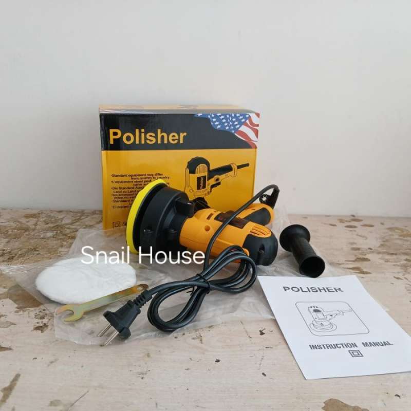 Jual Mesin Alat Poles Mobil Motor Detailing Rotary Polisher 700w Di ...