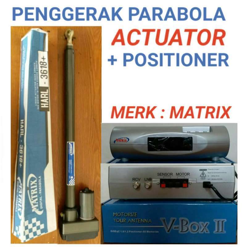 Jual Penggerak Parabola Hidrolik Actuator +positioner Matrix Vboxii ...