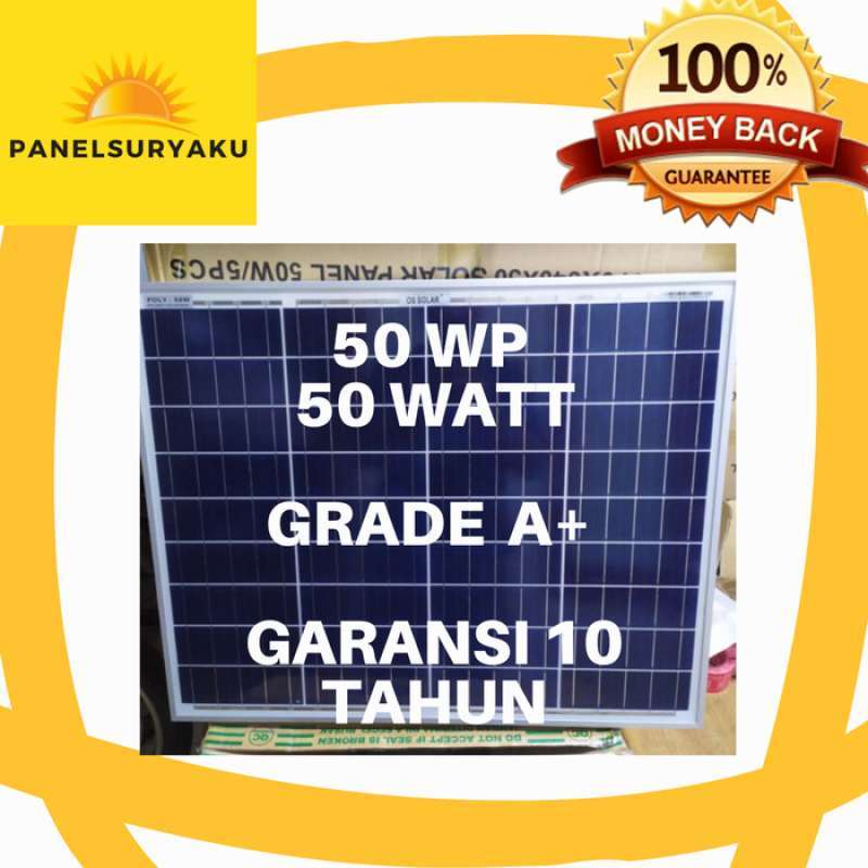 Jual Solar Panel Solar Cell Panel Surya 50wp 50 Watt 50 Wat Poly Plts ...