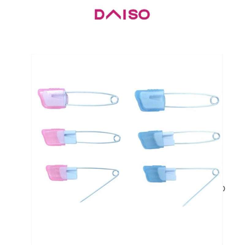 Jual Daiso Super Lock Pin -4 Pcs.- - Biru Muda Di Seller Zati Shop ...