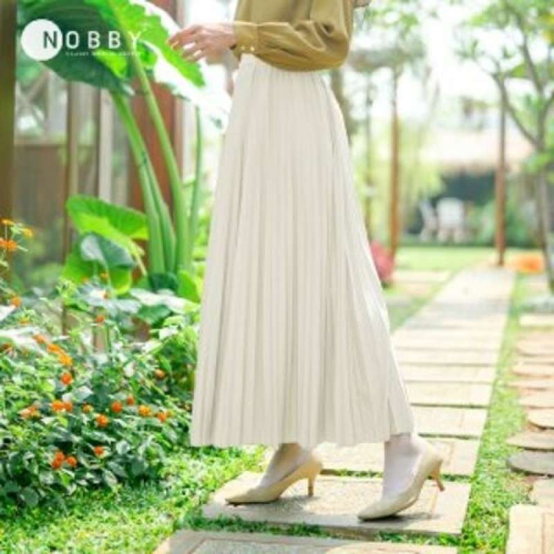 Jual Rok Muslim Fidiya By Nobby Polos Panjang 2 Warna - Abu-abu Di ...