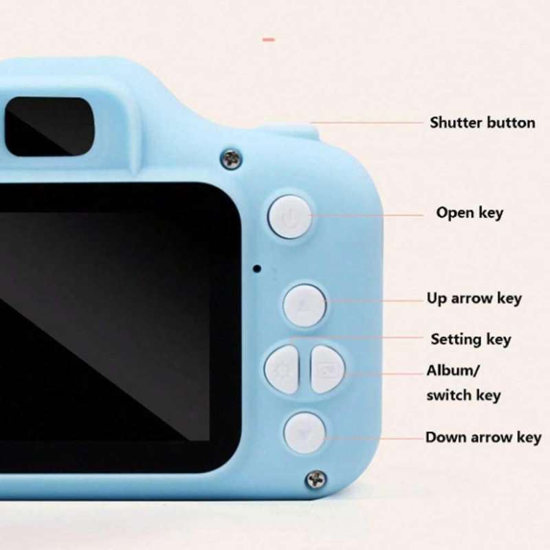 Jual Kididi Kamera Anak Mini Kids Camera Toy Fhd 1080p Usb 2 Inch ...