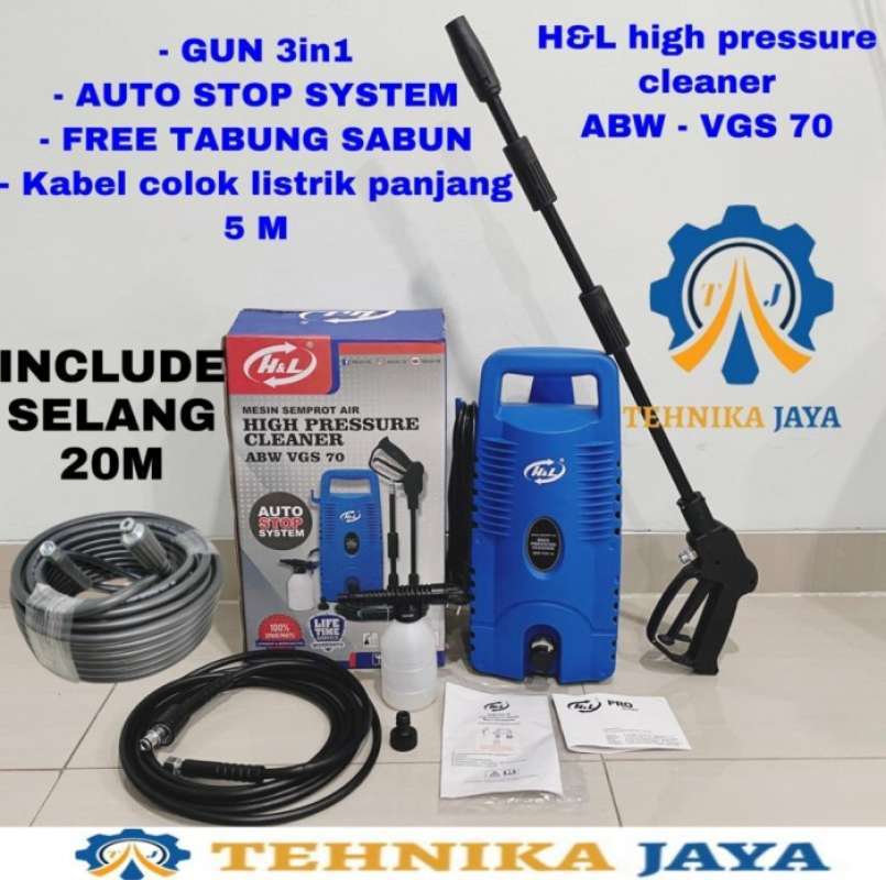 Promo Jet Cleaner H&l Abw Vgs 70 Mesin Steam Cuci Mobil Motor Ac Auto Stop Terbaru - Vgs 70 ...