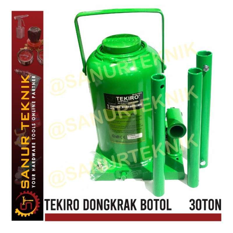 Promo Dongkrak Botol / Hydraulic Jack Tekiro 30t / 30 T / 30ton / 30 ...