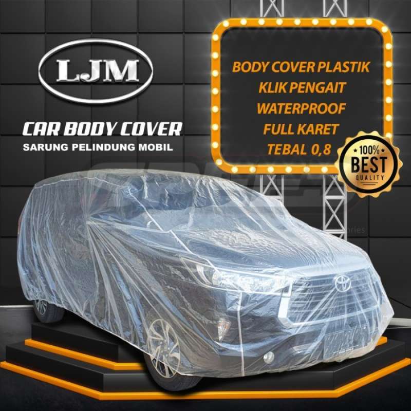 Promo Body Cover Transparan Tutup Mobil Plastik Avanza Agya Inova ...