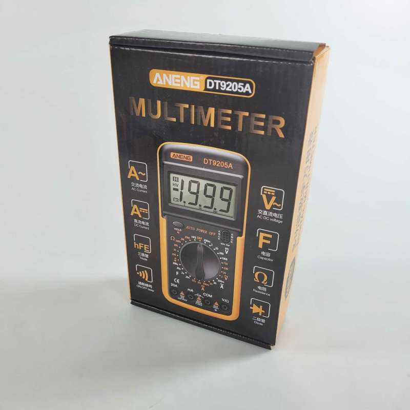 Jual Digital Multimeter Voltage Tester Dt9205a Tespen Listrik Alat ...
