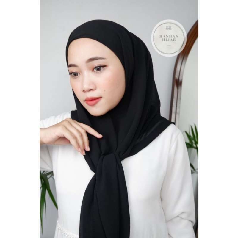 Jual Segi Empat Inner Instan 2 Layer / Hijab Segiempat Ceruty Inner 2 ...