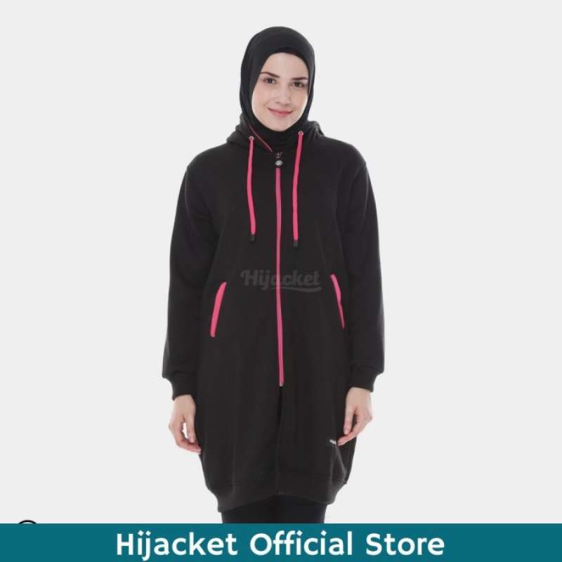 Jual Jaket Muslimah Hijacket Basic Black Original All Variant Di Seller ...