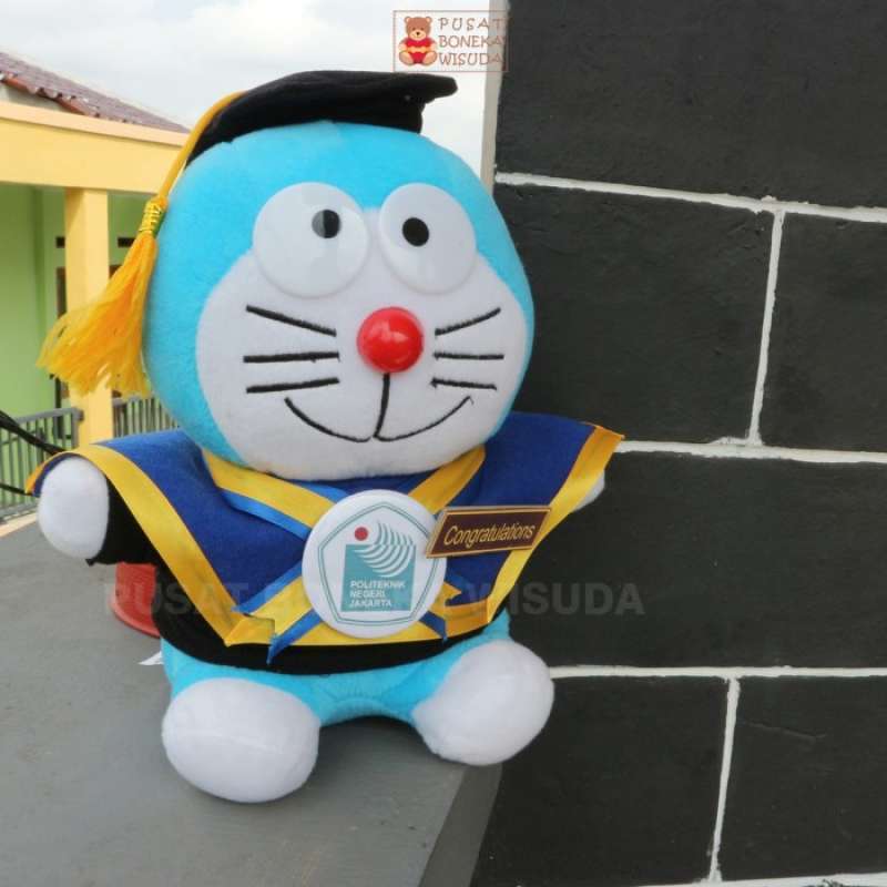 Promo Boneka Wisuda Doraemon Hadiah Kado Graduation Kelulusan Tambah ...