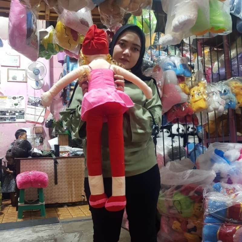 Promo Boneka Edukasi Cindy Manusia Orang Anak Perempuan Merah Jumbo ...