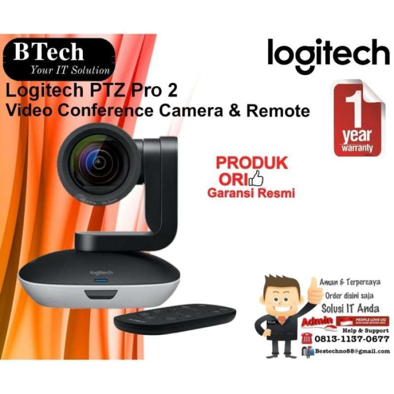 Promo Logitech Ptz Pro 2 Video Conference Camera & Remote Diskon 33% Di ...