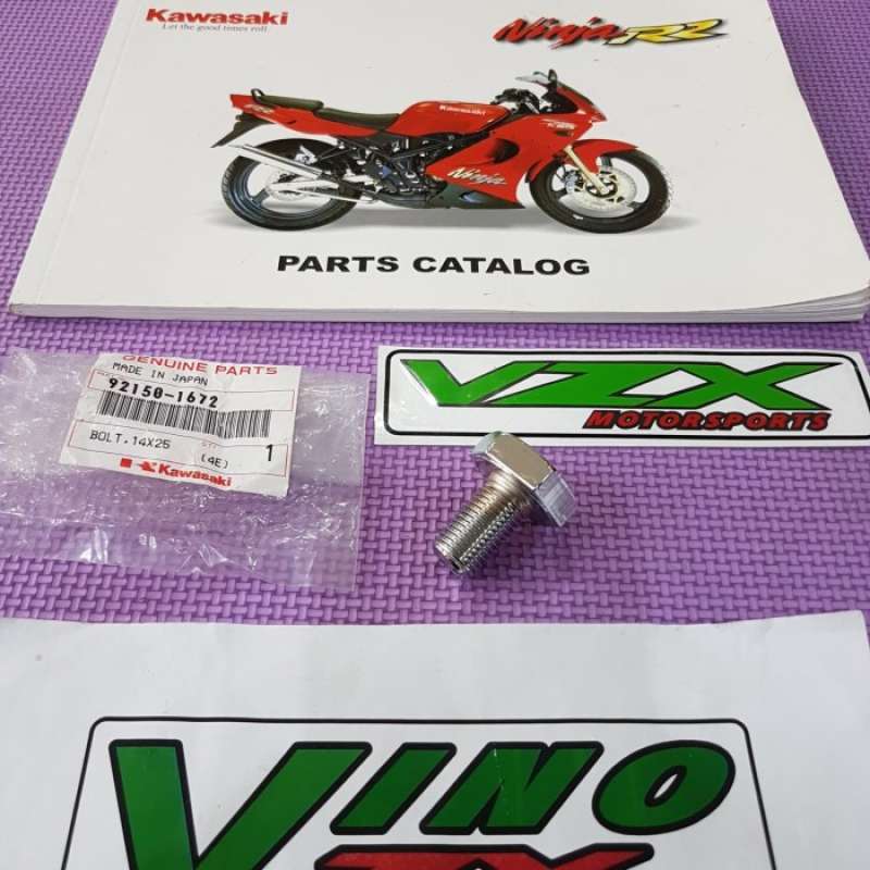 Promo Baut Komstir Atas Segitiga Ninja Rr 150 Krr Zx Kawasaki Baru ...