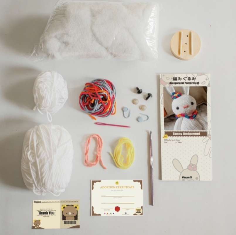 Promo Terjamin Asli Diy Crochet Bunny Amigurumi Kit / Do It Yourself ...