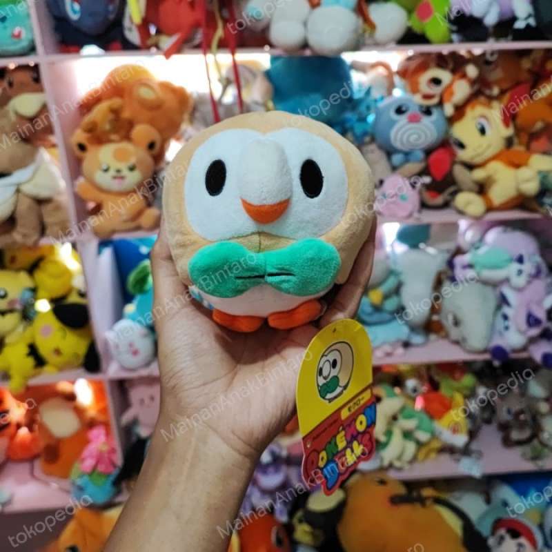 Promo Boneka Pokemon Rowlet Pokedoll Original Pokemon Center Diskon 23% Di Seller Fredrinn Store ...