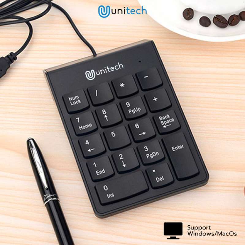 Jual Keyboard Numeric Kabel Unitech Zen 1 Keypad Mini Numpad 18 Keys Di ...
