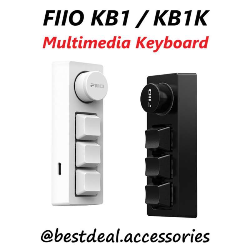Jual Fiio Kb1k / Kb1 Multimedia Keypad Mechanical Music Remote Keyboard - Kb1 Black Di Seller ...