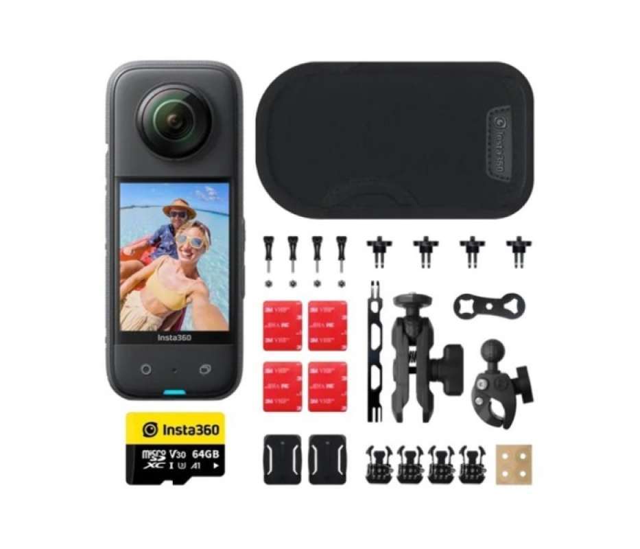 Promo Insta 360 Cam X3 Motorcycle Kit Edition - Garansi Resmi Original ...