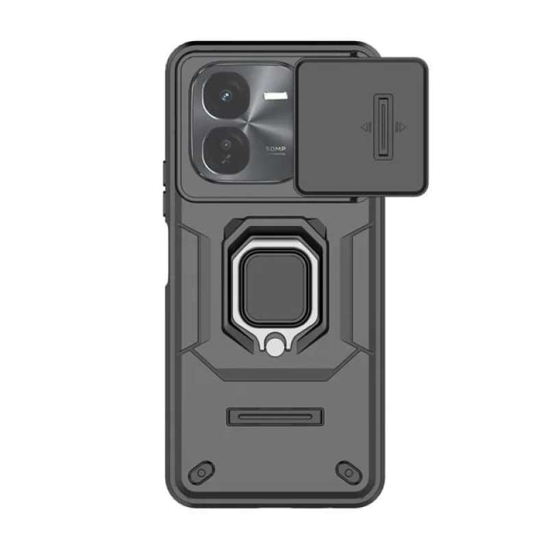 Jual Casing Iqoo Z9 / Z9x 5g Case Slide Lens Protec Ring Stand Premium ...
