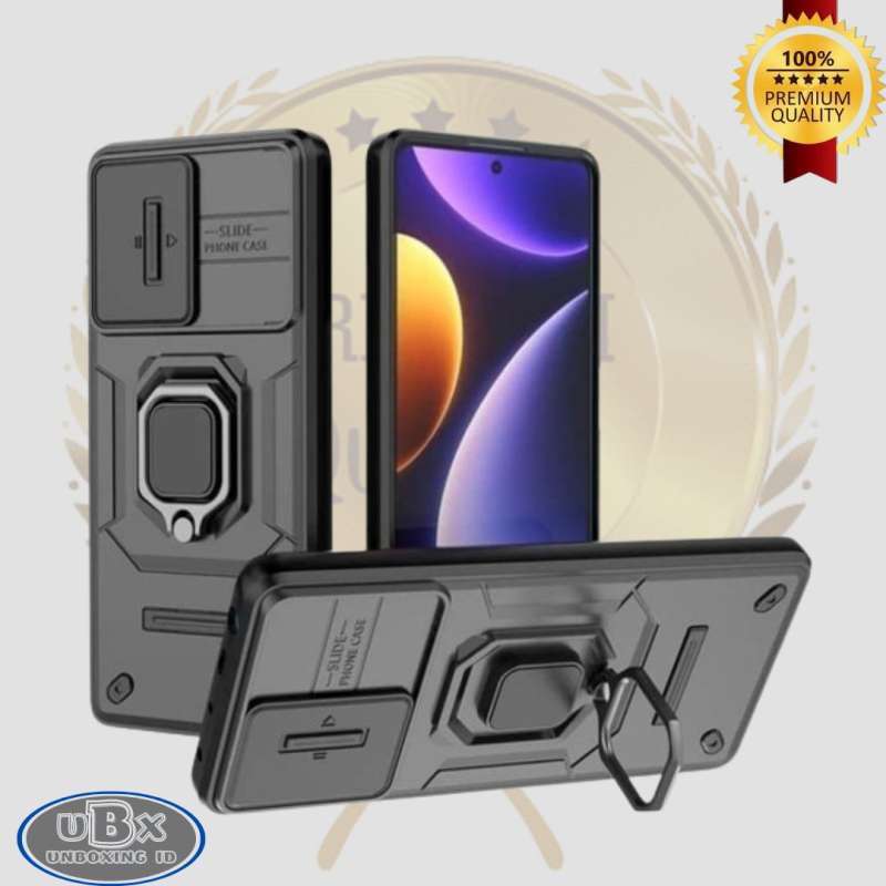 Jual Casing Iqoo Z9 / Z9x 5g Case Slide Lens Protec Ring Stand Premium ...