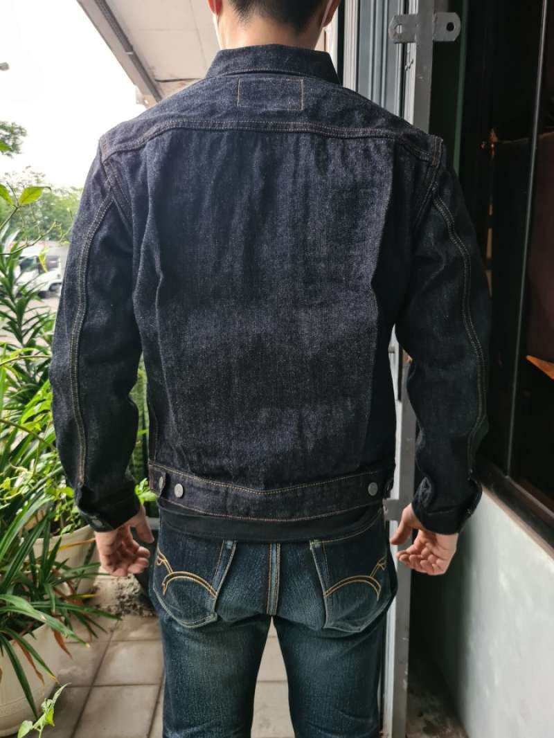Jual The Flat Head Pioneer 14.5oz Indigo Selvage Denim Type Ii Jacket ...