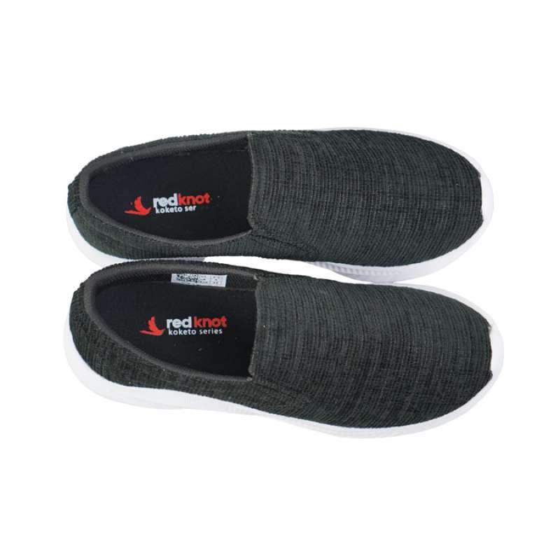 Jual Redknot Barna Hitam - Sepatu Slip On Tanpa Tali Untuk Olahraga ...